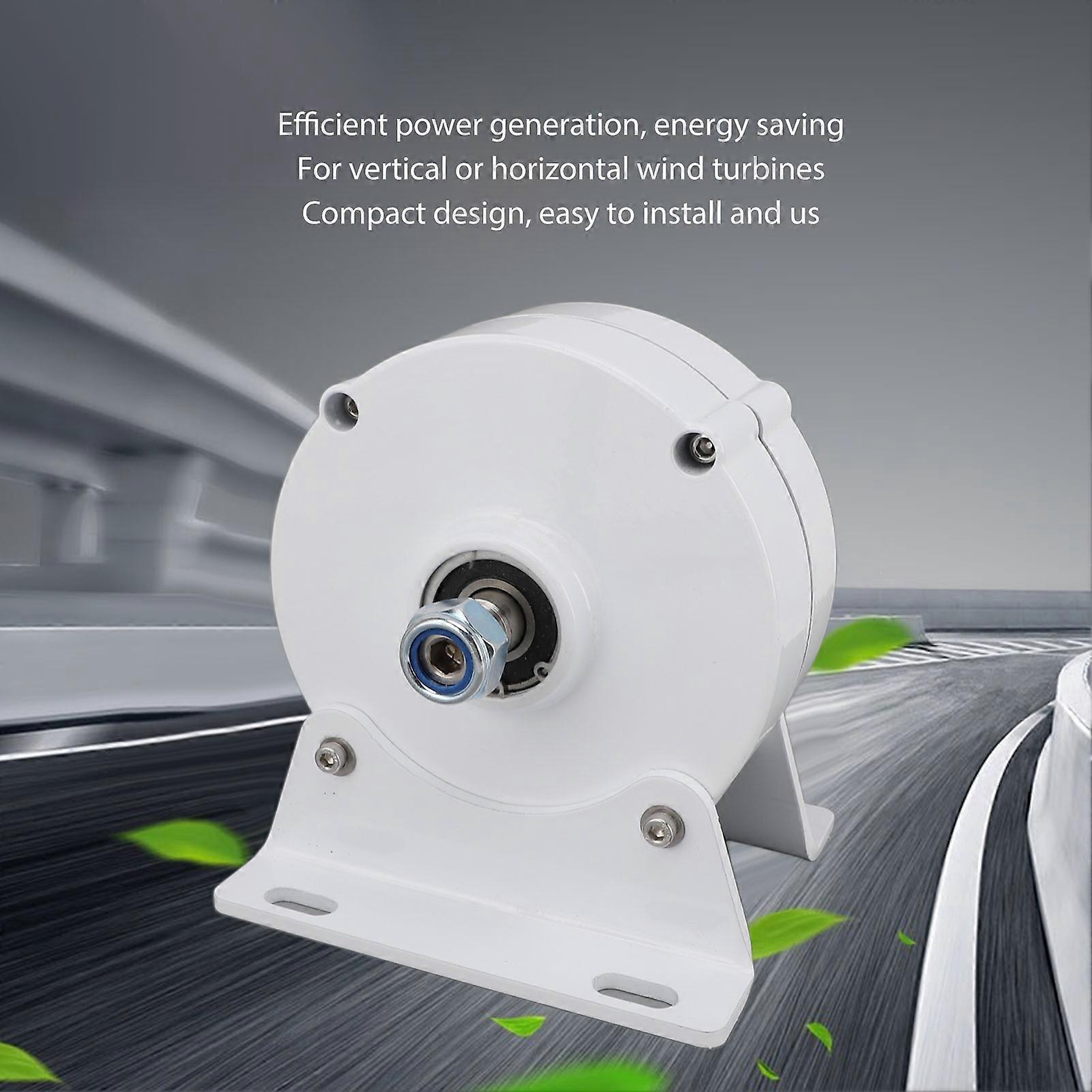 12V Dual Shaft Generator with Base 3 Phase AC Permanent Magnet ...