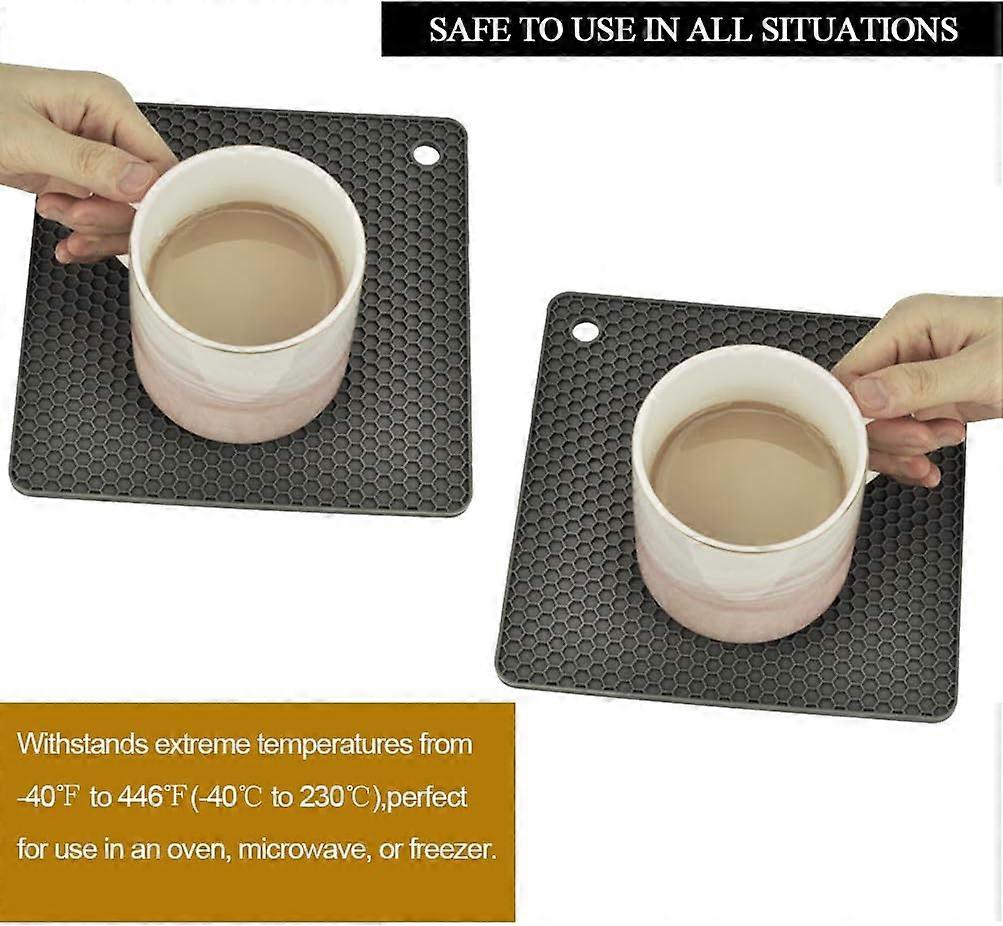 Silicone Trivet for Pots and Pans, Multi-Purpose Trivet Mat for Hot ...
