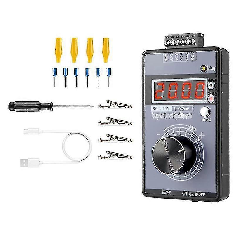 0/4-20ma Dc 0-10v Signal Generator,analog Generator With 4-digit Lcd Display,accuracy 0.01,for ...