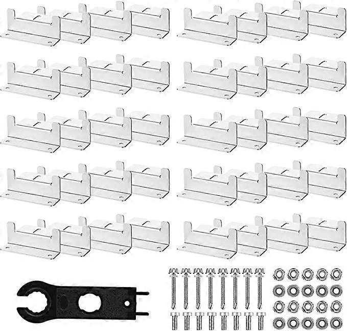 10 Set Solar Panel Mounting Brackets Z Bracket Aluminum Solar Panel ...
