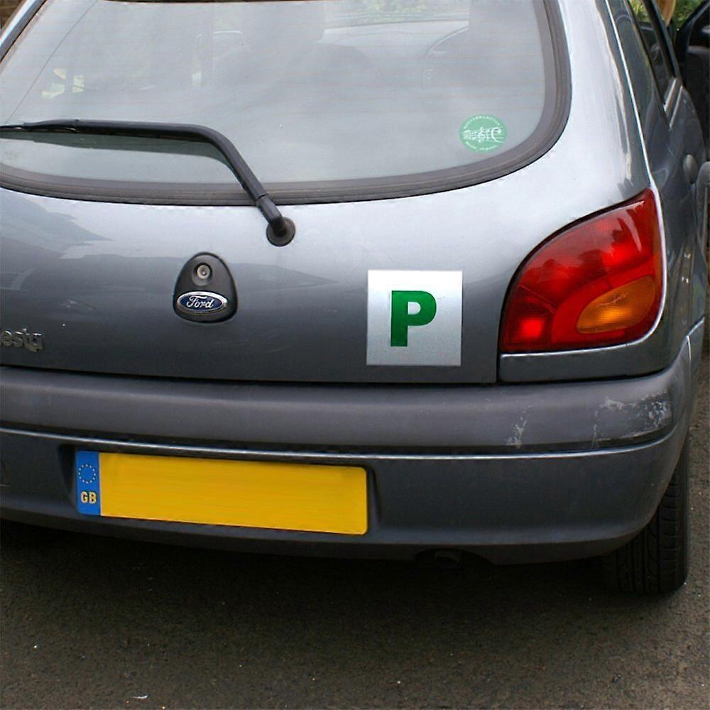 Fully Magnetic P Plates for New Drivers, 2 Pack Whole-Magnetic Plate ...