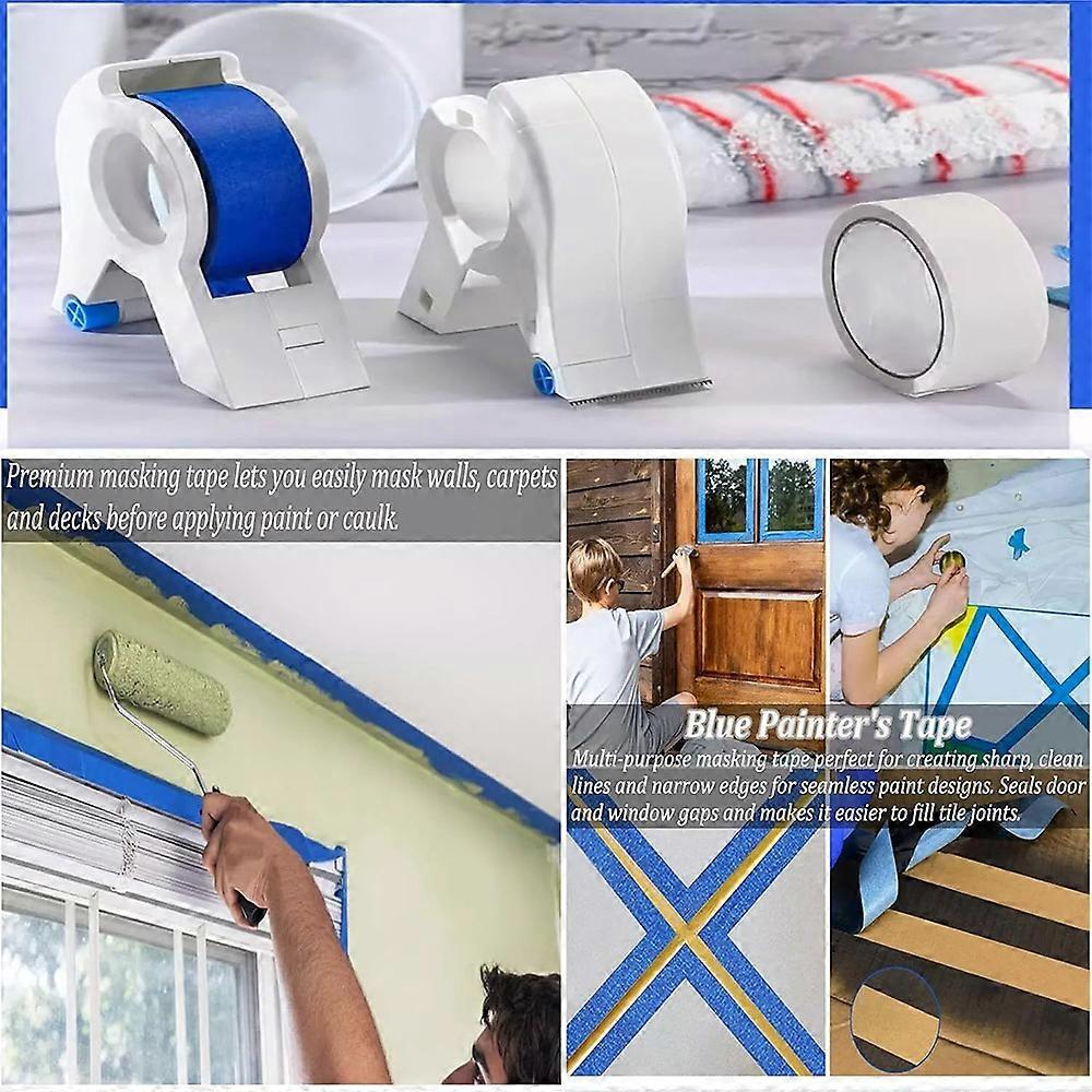 Paint Tape Applicator, Painters Tape Dispenser, 1 Roll Tape for ...