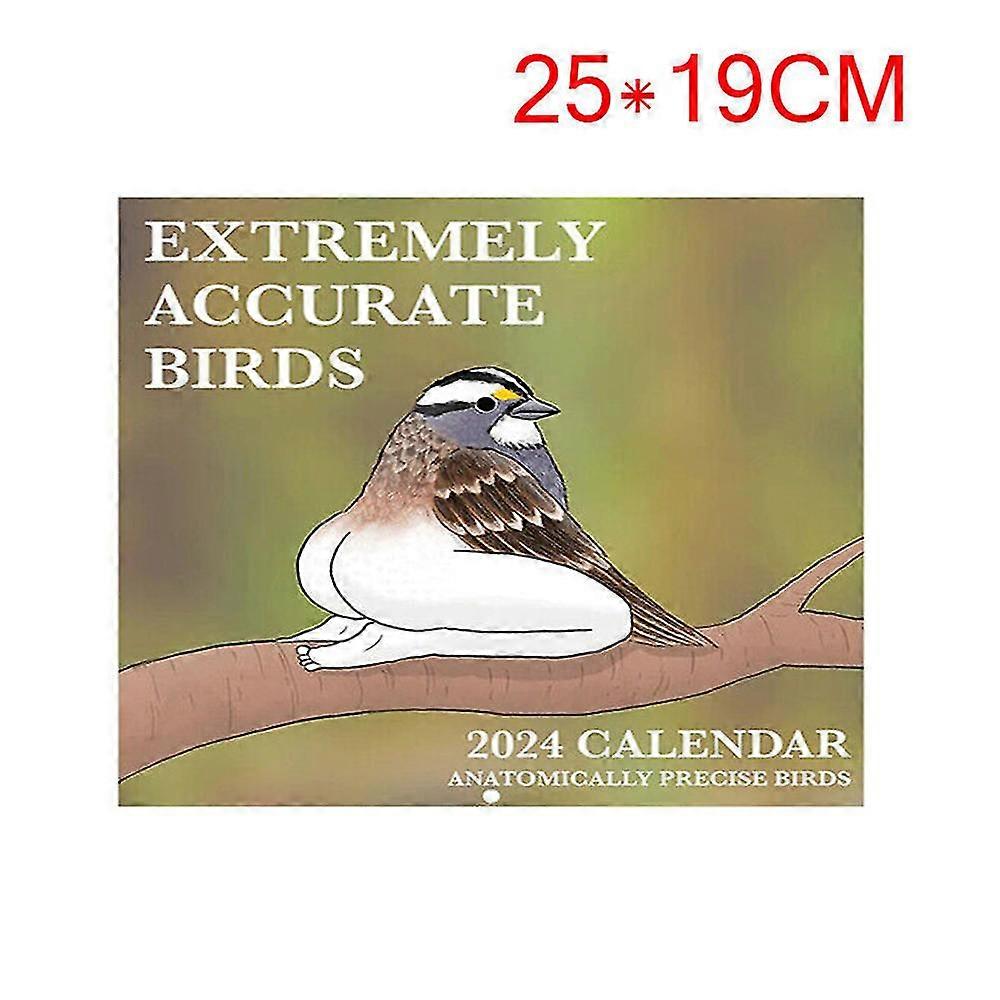 2024 Calendar Of Extremely Accurate Birds 2024 Bird Calendar Wall ...