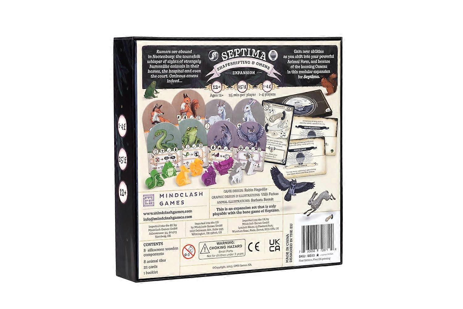 Septima Shapeshifting & Omens Board Game Expansion | Fruugo UK