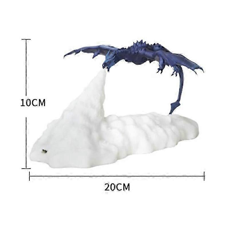 Dragon Lamp - 3D Printed Dragon Style Night Light with LED Decor ...