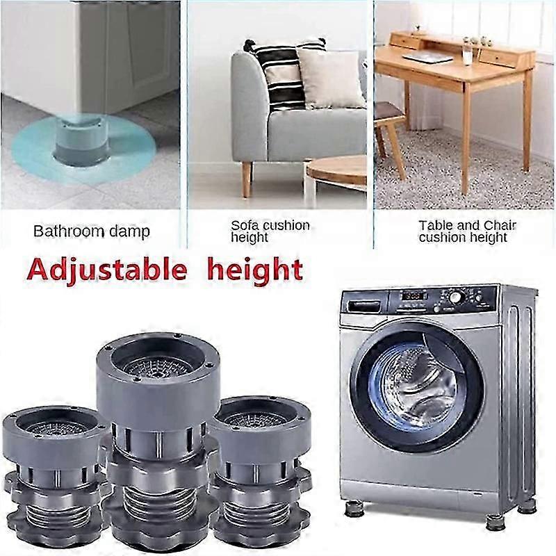 Adjustable Height Washing Machine Support, Anti Vibration Washing ...
