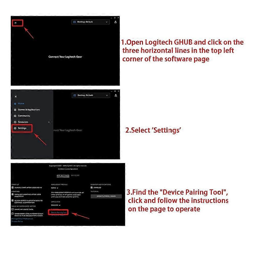 USB Dongle Mouse Receiver Adapter Replacement for Logitech G502X ...