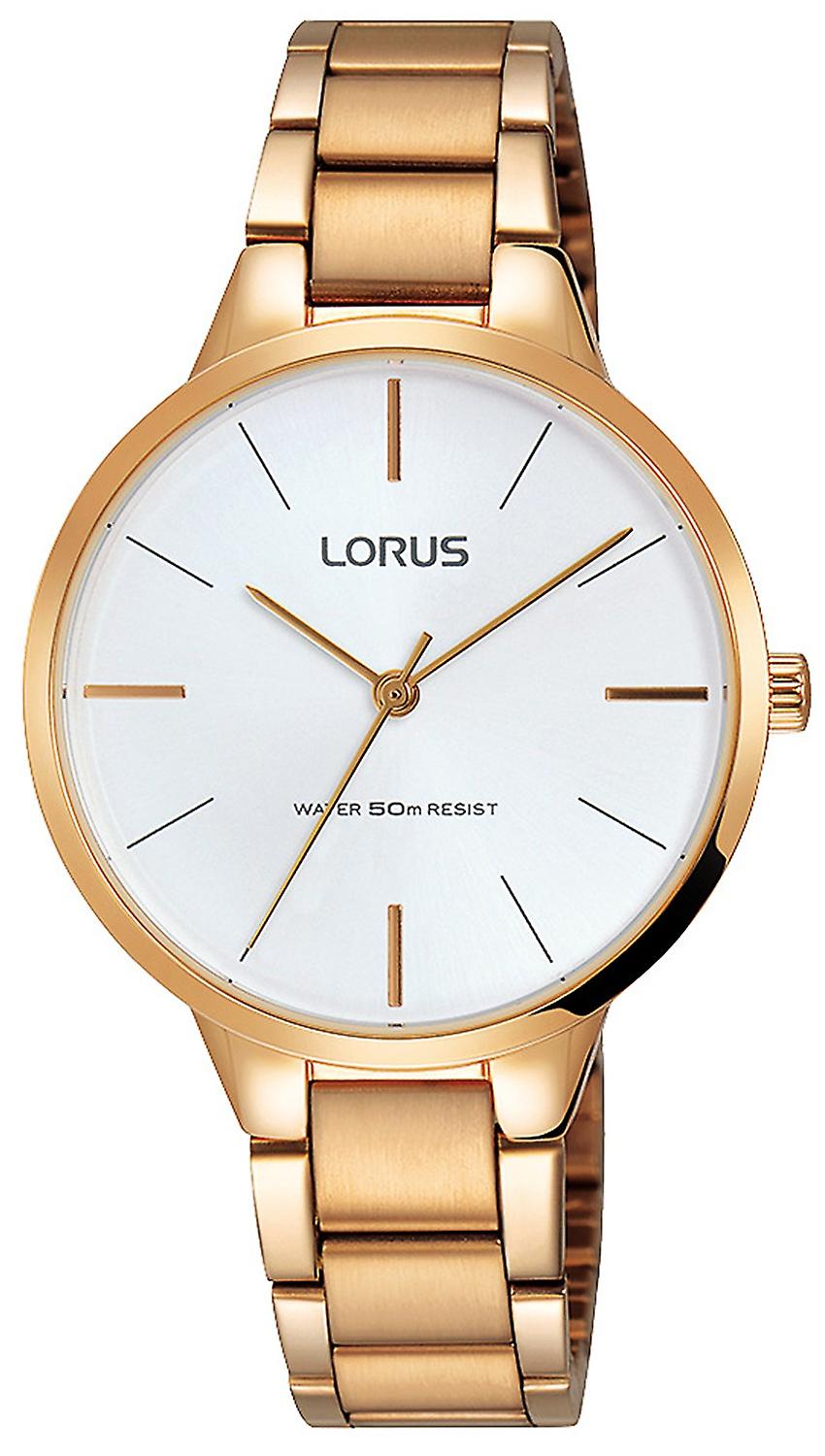Lorus woman Quartz Analog Women Watch with RRS96VX9 Gold Plated ...