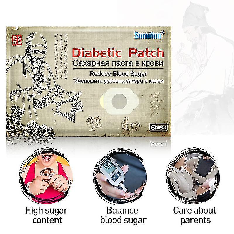 6-90pcs Diabetes Patch Lower Blood Sugar Level Navel Sticker Diabetic ...
