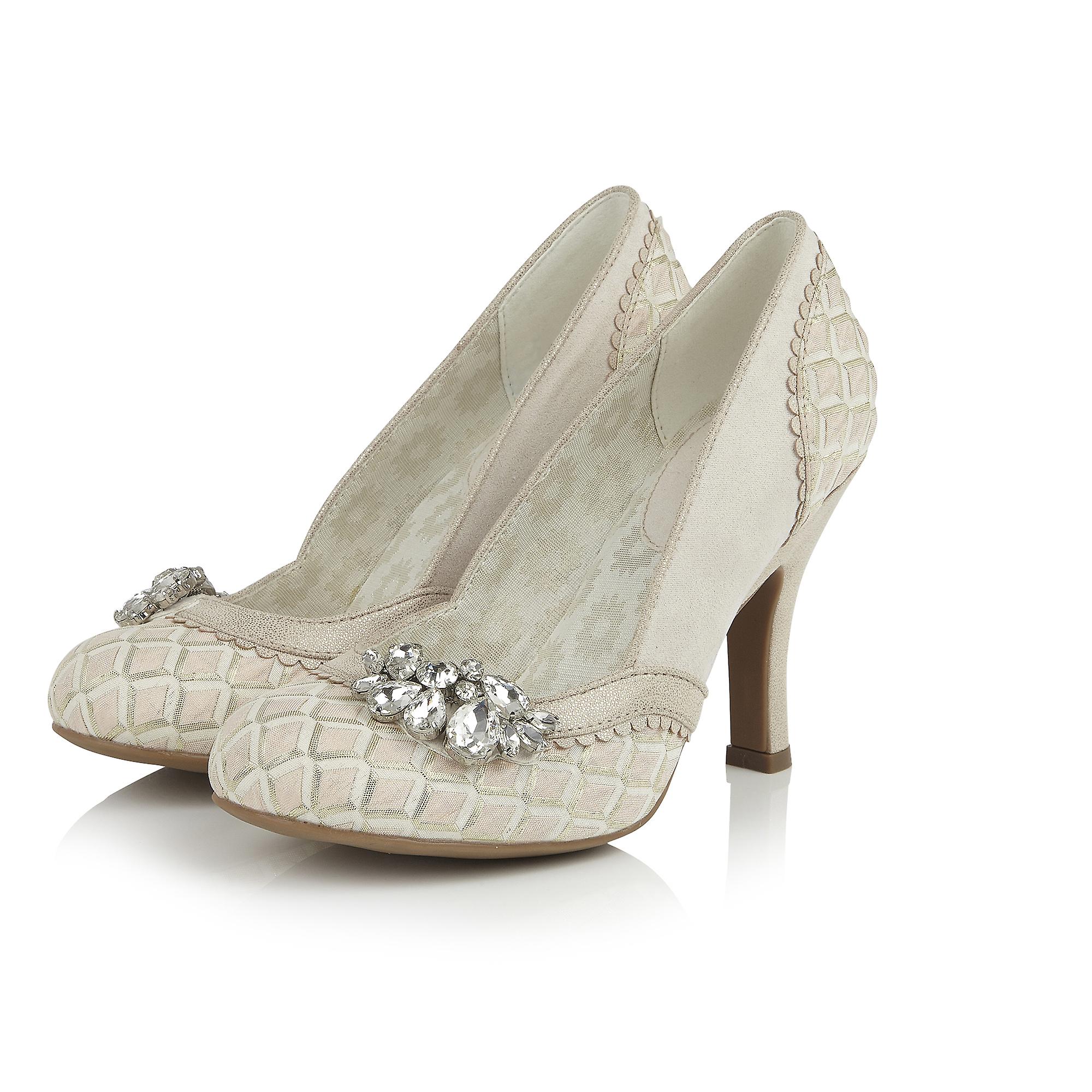 Ruby Shoo Women's Fabia Jewelled Brocade Court Shoe | Fruugo UK