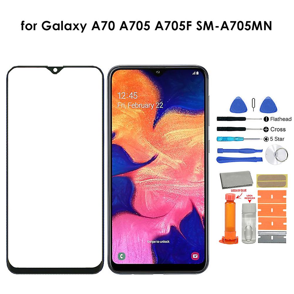 Hiborth Replacement AMOLED Front Glass Screen Kit for Samsung Galaxy ...