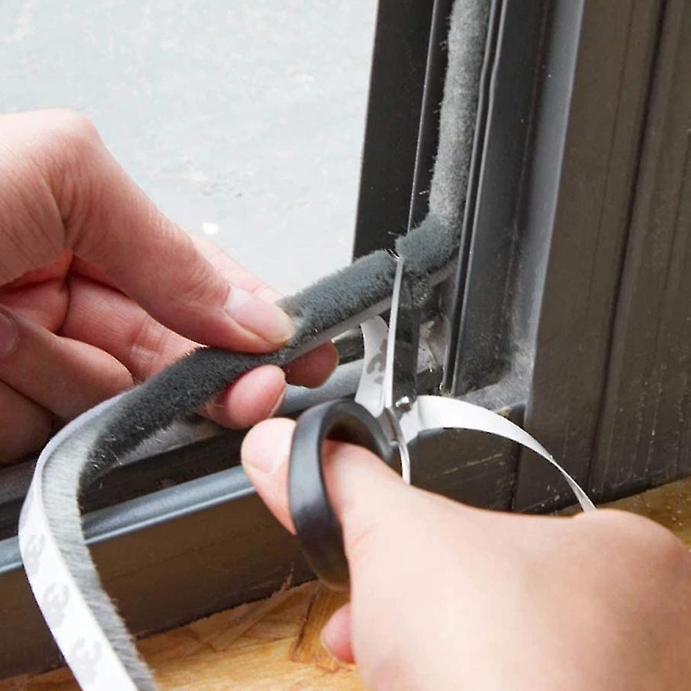 5m Brush Seal Weatherstripping For Window And Door , Self-adhesive Felt ...