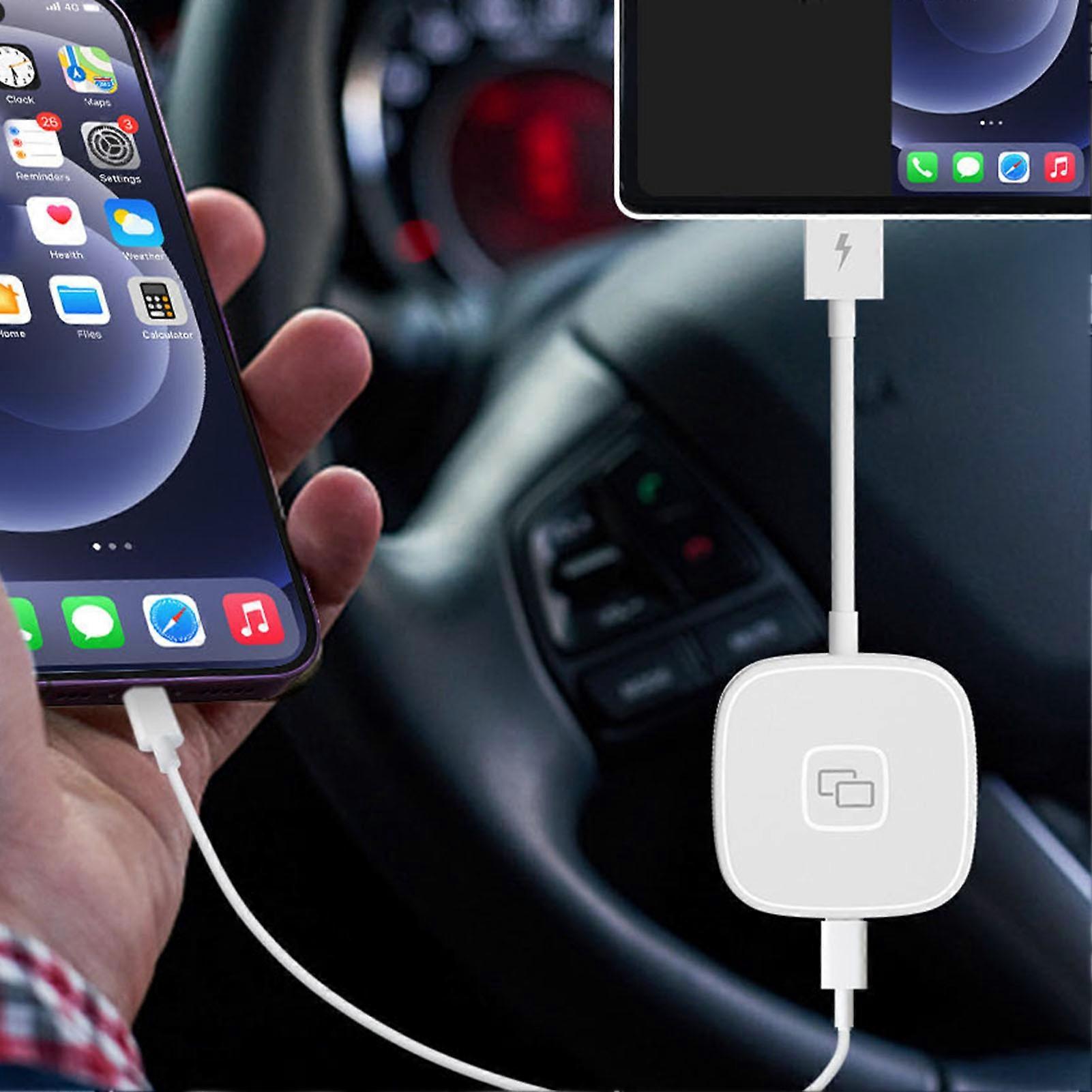 Carplay Mirror Adapter Wired Carplay Mirrorring Dongle Phone Screen ...