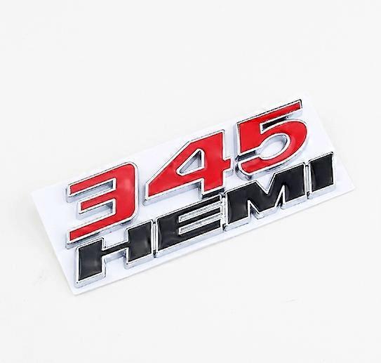 6.4l Hemi Metal Badge Emblem Stickers Rear Trunk Decal For Dodge Charge ...