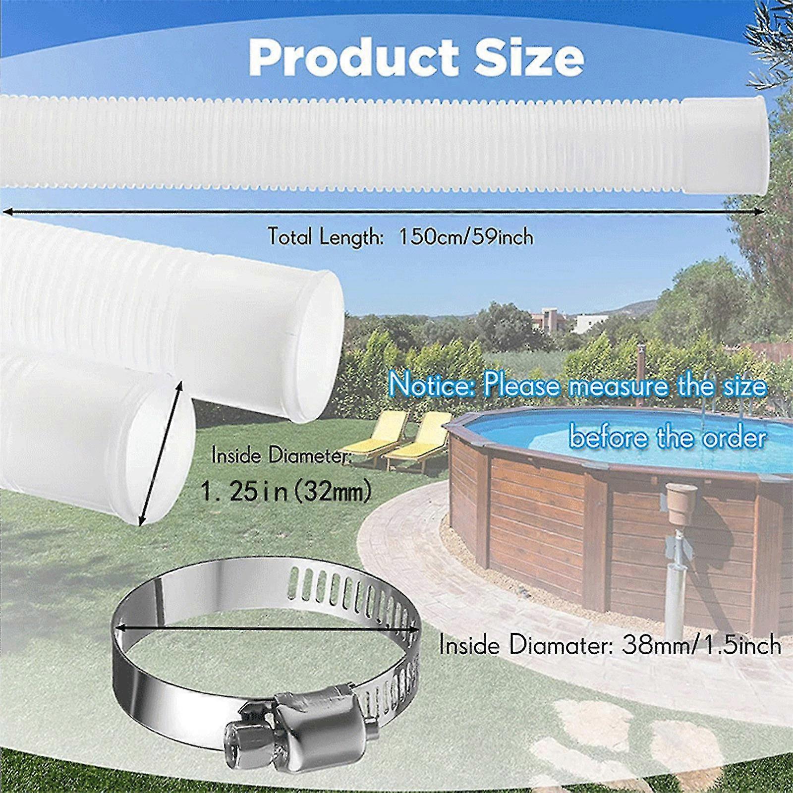 Swimming Pool Filter Hose Replacement Kit Swimming Pool Hose Adapter ...