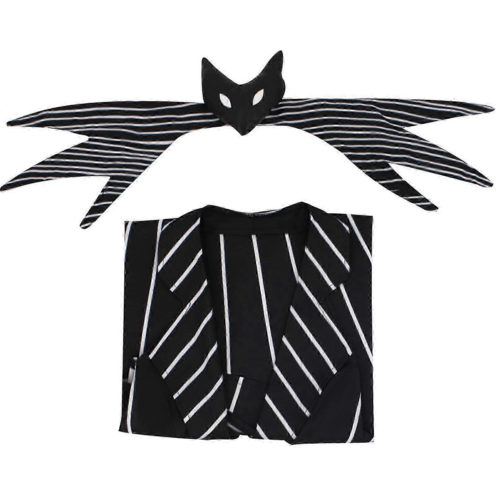 Halloween Jack Skellington Cosplay Costume Black Dress for Women ...