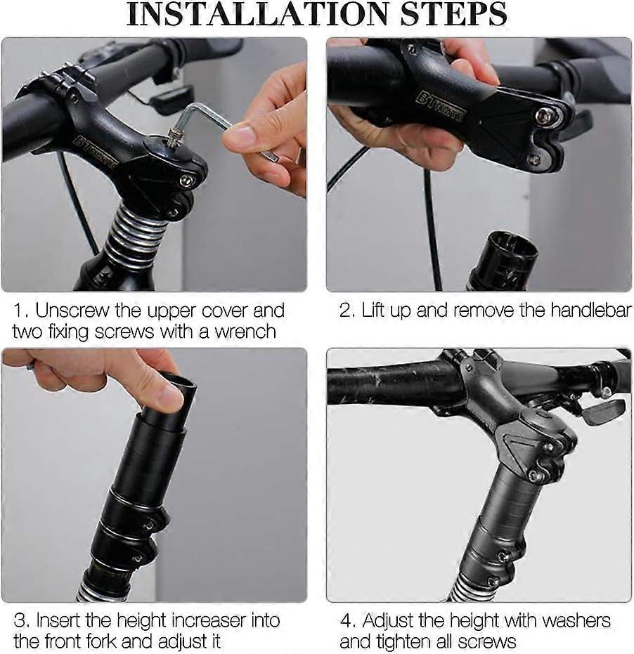Height adapter, handlebar risers, handlebar risers bicycle, bike stem ...