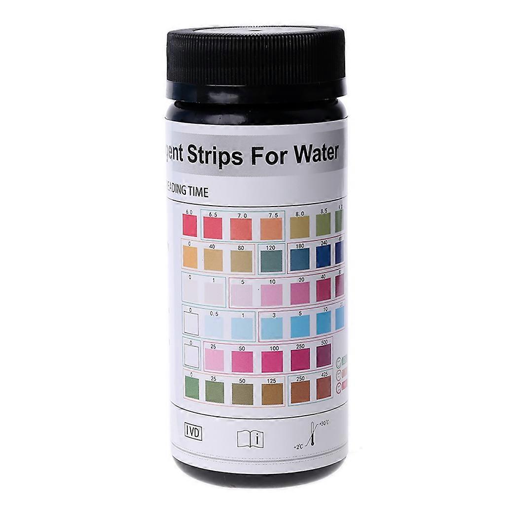 100pcs 6in1 Test Strips Water Quality Test Paper PH KH GH Nitrate ...