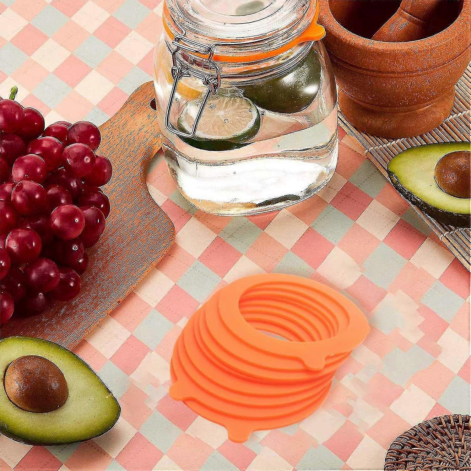 Rubber Seals For Glass Jars,silicone Gaskets Canning Seals Replace ...