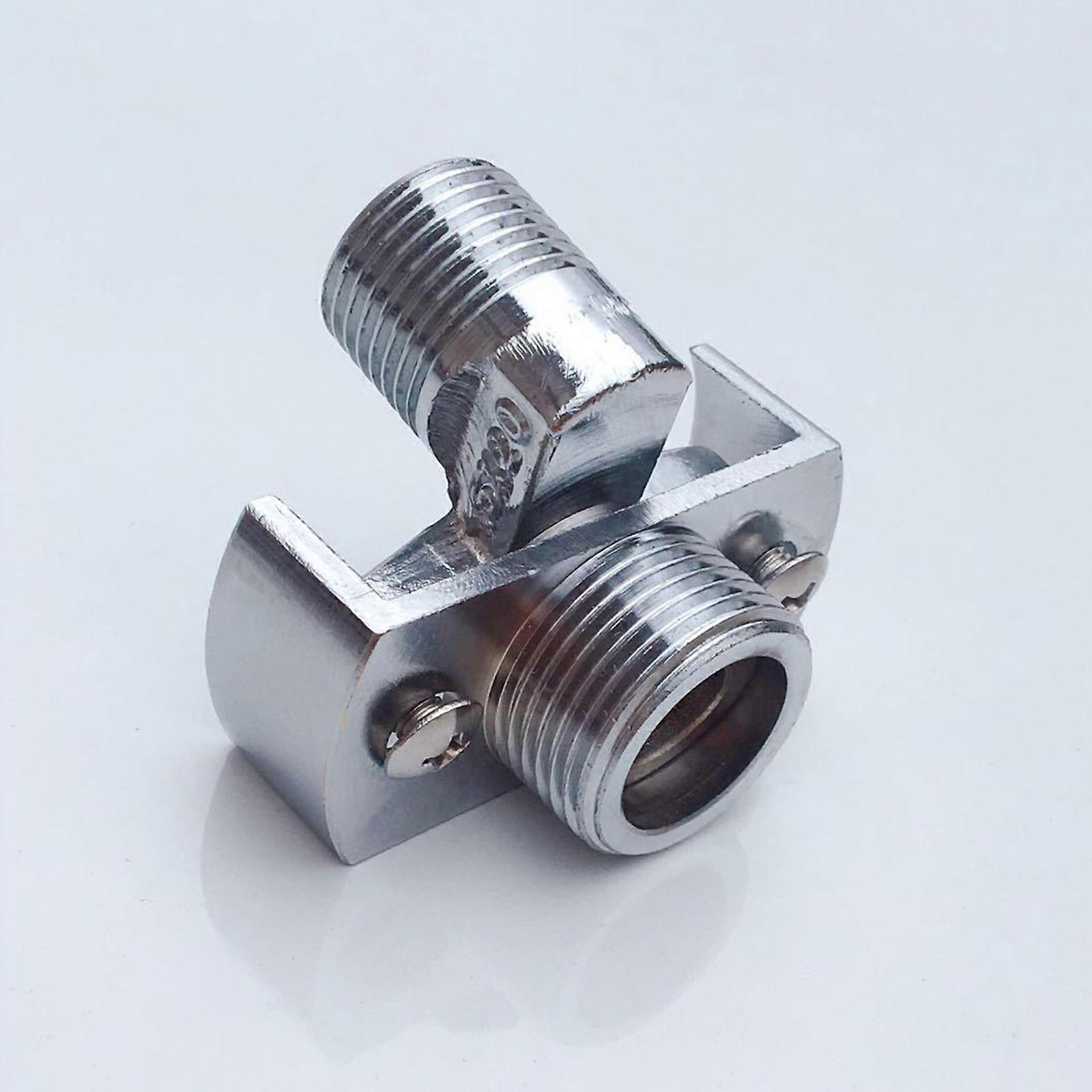Copper Angled Curved Foot Eccentric Screw Corner Tap Adapter Bathroom ...