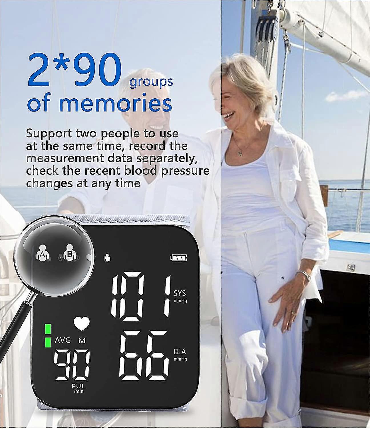 Blood Pressure Monitor - Wrist Accurate Automatic High Blood Pressure ...