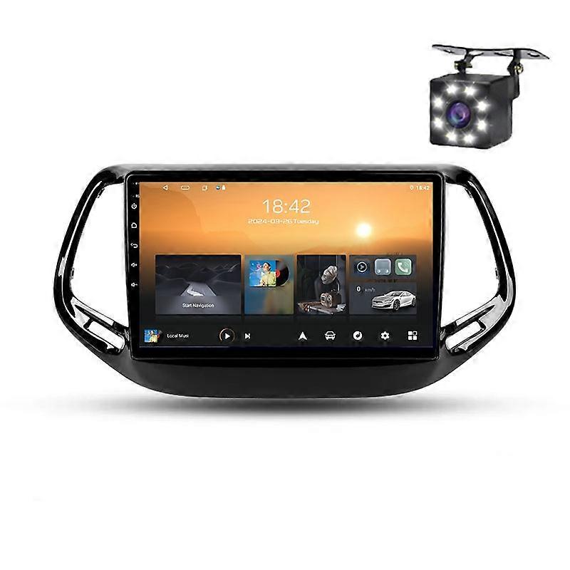 Car Radio For Jeep Compass 2 MP 2016 - 2018 Multimedia Video Player ...