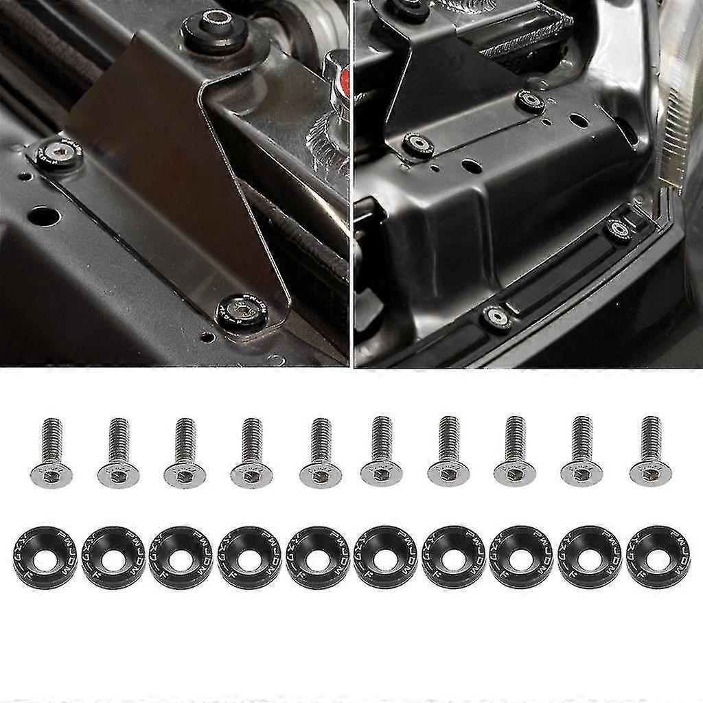 Tuning Car Fender Washer Bumper Engine Concave Jdm Screws Washers M6 ...
