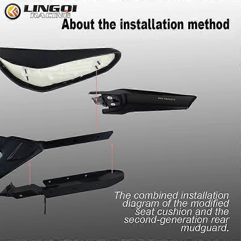 Fenders Modified Extended Longer Rear Fender Fit to Sur Ron Light Bee X ...