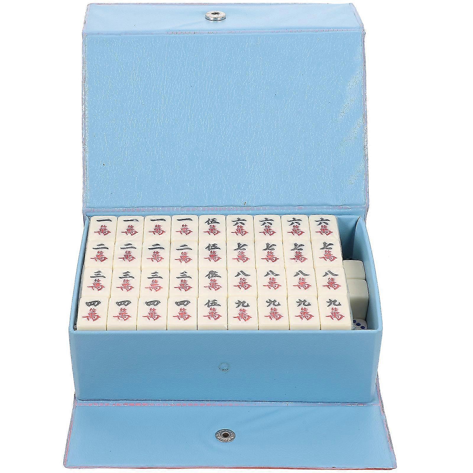 Desktop Toys Mini Mahjong Game Mahjong Toy Box Mini Mahjong Tiles ...