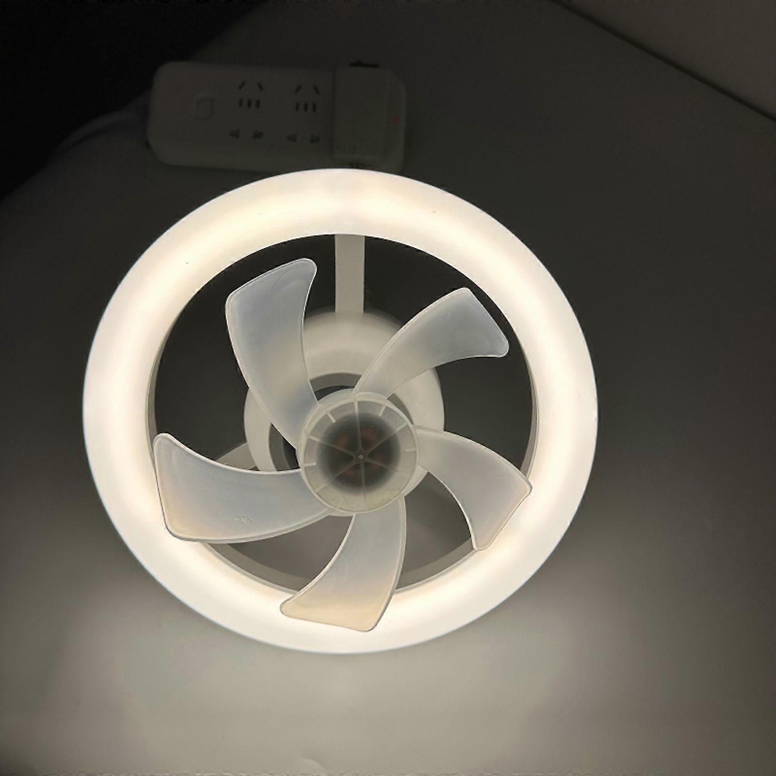 360 Degree Oscillating Ceiling Fan with Light 3000-6000k LED Fan Lamp ...