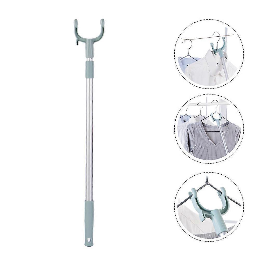 Clothing Clothes Garment Pole Hook Blinds Stick Clothes Line Poles ...