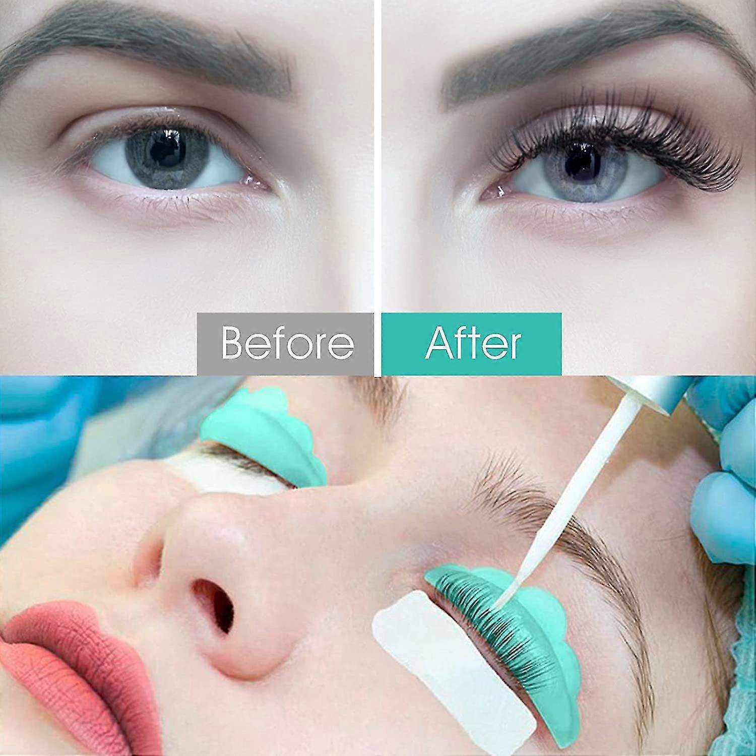 Silicone Eyelash Perming Curler Eye Lash Lift Tint Perm Separator Kit ...