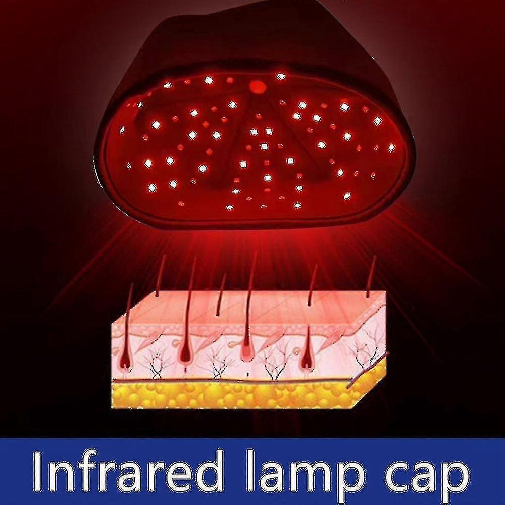 Near infrared red light treatment cap hair regeneration anti-hair loss ...