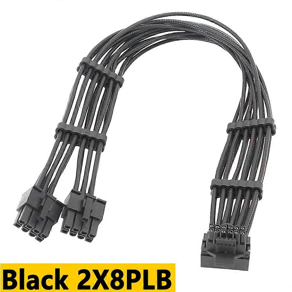 CPU 2x8 PCIE to 16Pin 12+4 Adapter Connector PCIE5.0 16Pin to 2x8Pin ...