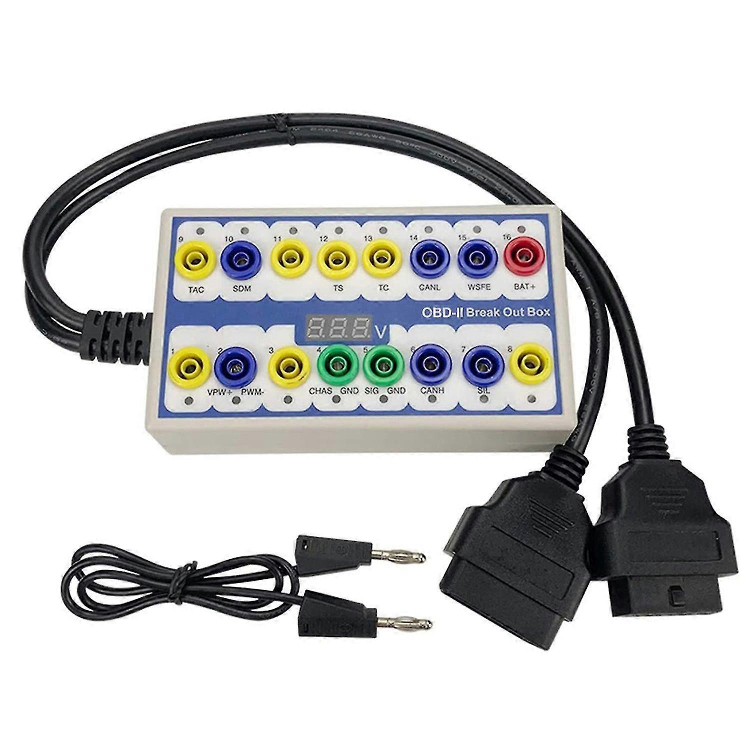Professional Auto Car OBD-2 Break Out Box On-Board Diagnostics Breakout ...