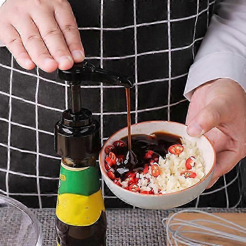 8Pcs Jam Bottle Pump Oyster Sauce Dispensers Ketchup Vinegar Bottle ...