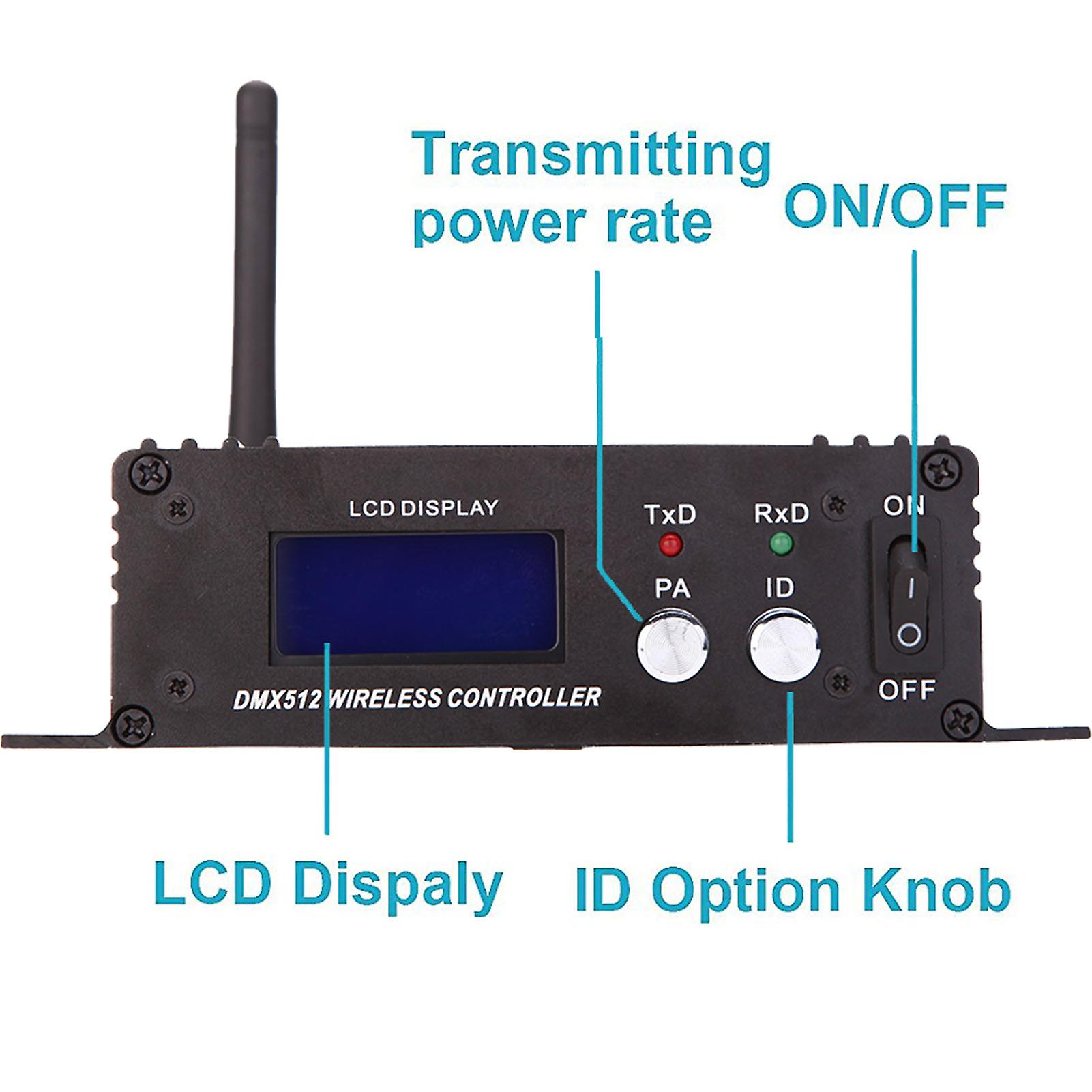 2.4g Wireless Dmx 512 Controller Transmitter Receiver | Fruugo UK