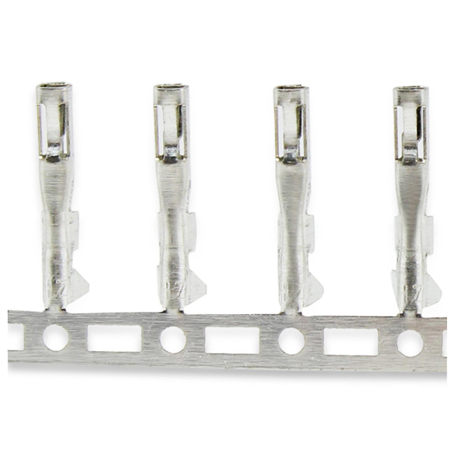 200pcs 2.54mm Pitch Female Pin Connector Jumper Wire Cable Female Pin Crimp Terminal Connector ...