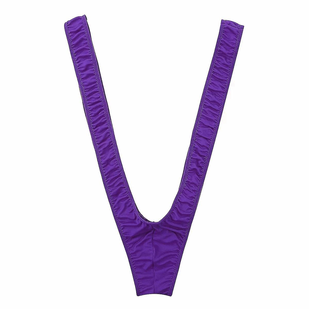 Borat, mankini för män, mäns Thong Mankini V Sling Straps ...