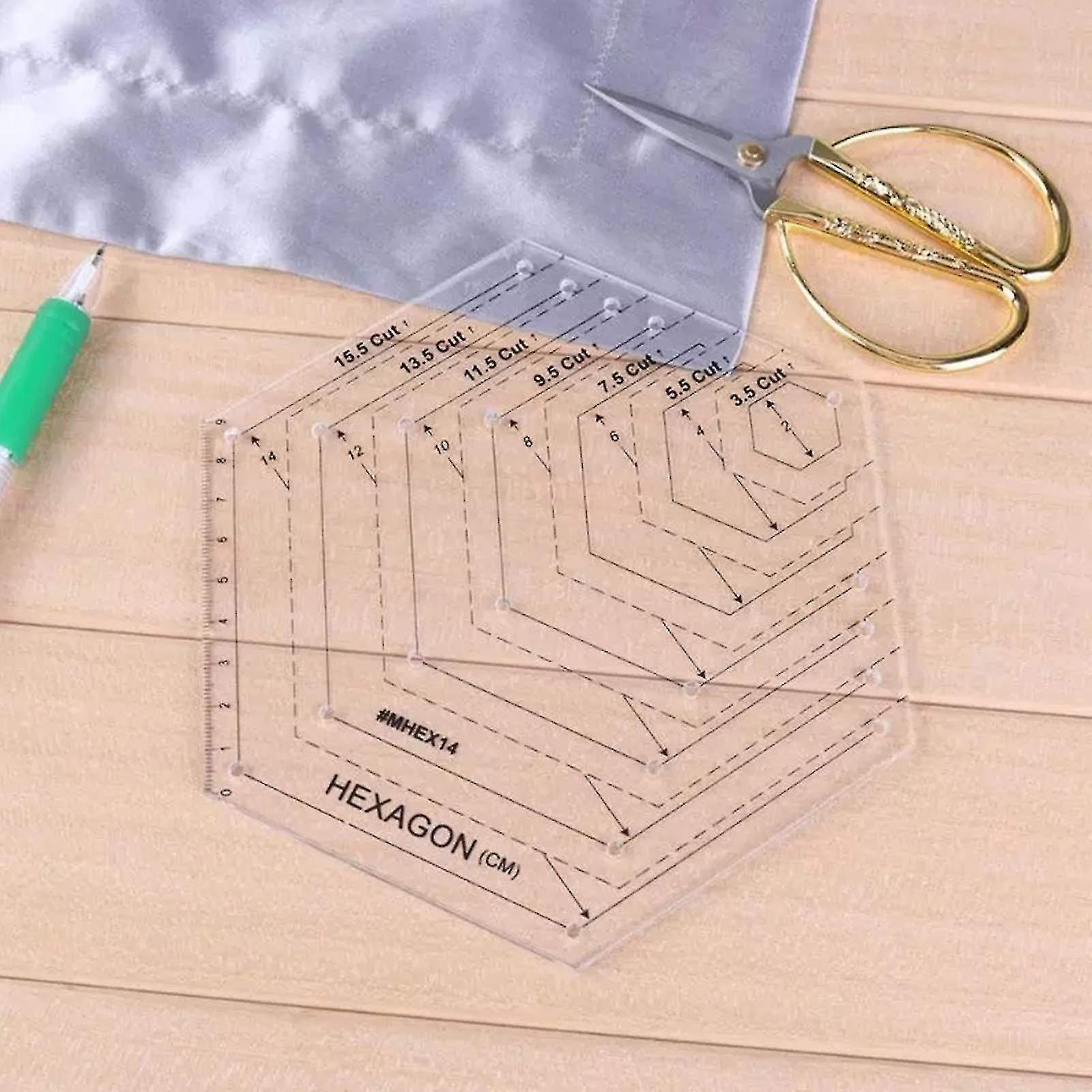 3 Packs Sewing Ruler Sets Arches And Fans Quilt Circle Cutter Ruler And ...