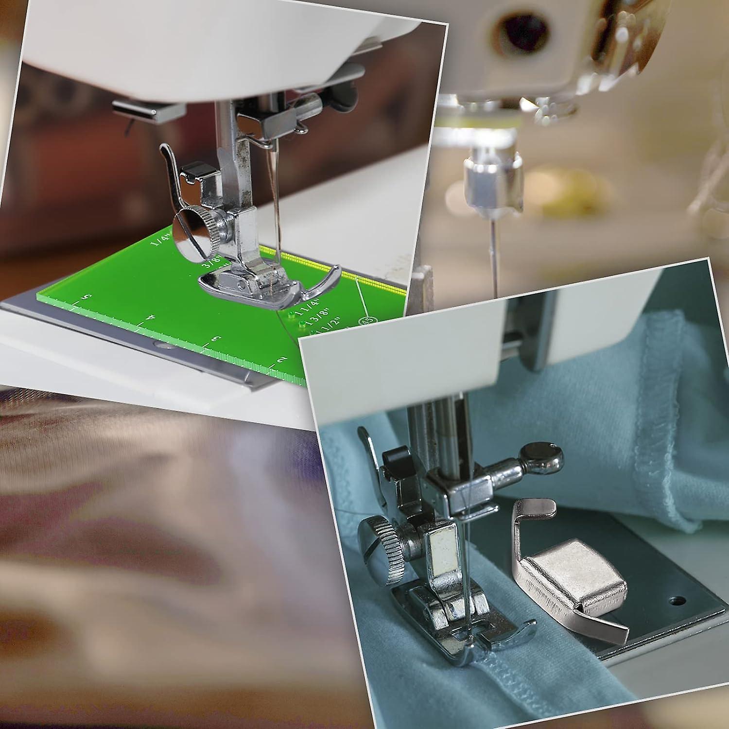 4 Pieces Seam Guide Ruler Set Include 2 Quilting Seam Guide Ruler Sew ...