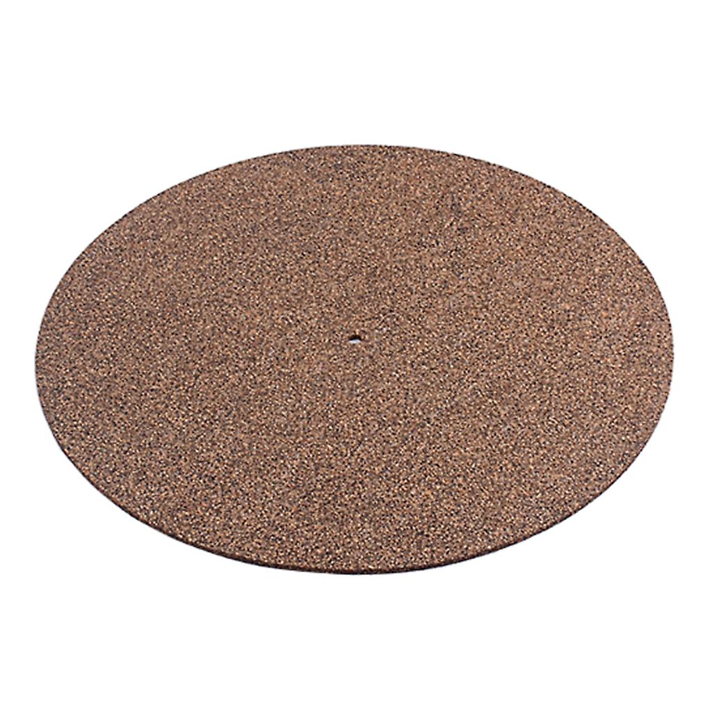 Rubber Cork Turntable Mat, 3mm/0.12in Anti Static Record Player Pad ...