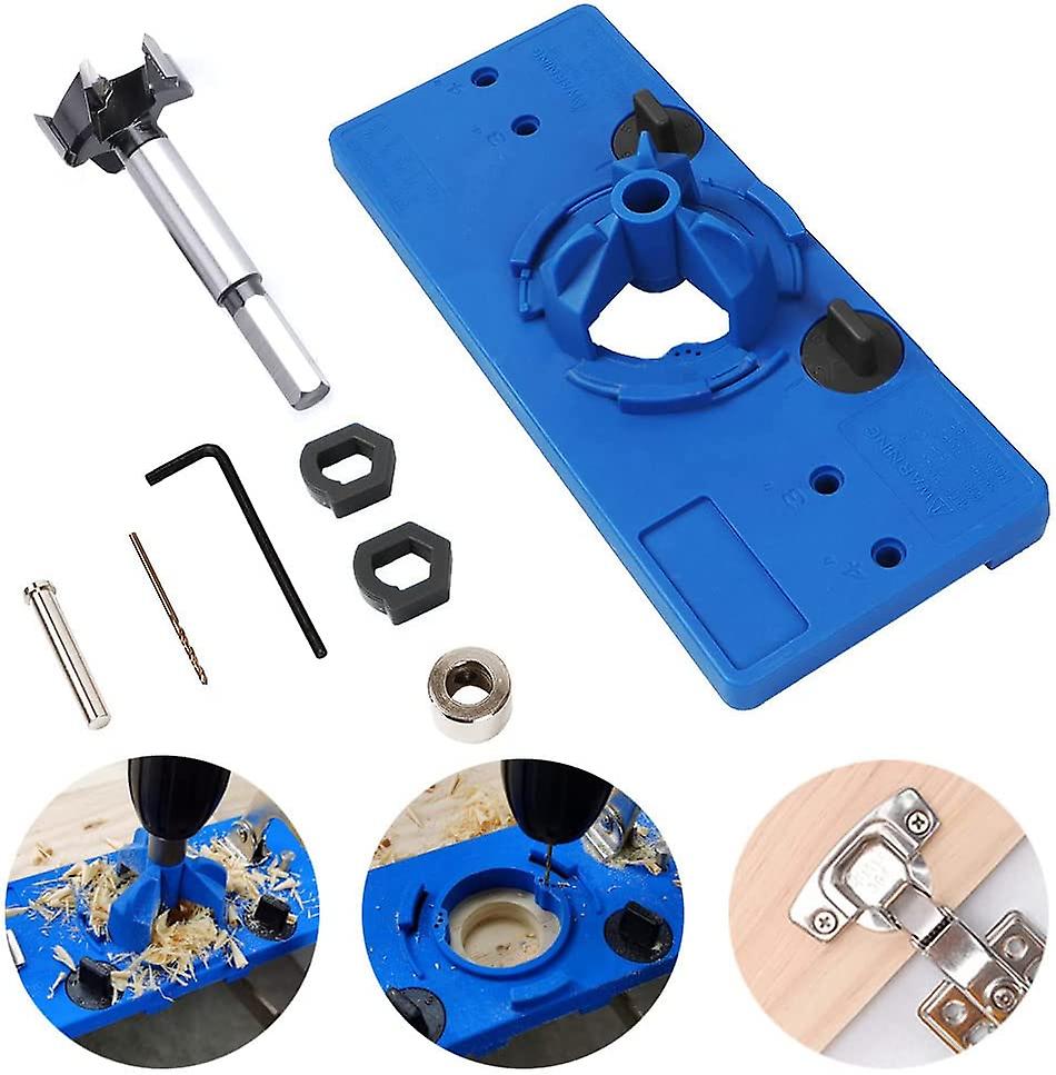 35mm Concealed Hinge Jig kit, Woodworking Tool Drill Bits, Hinge ...