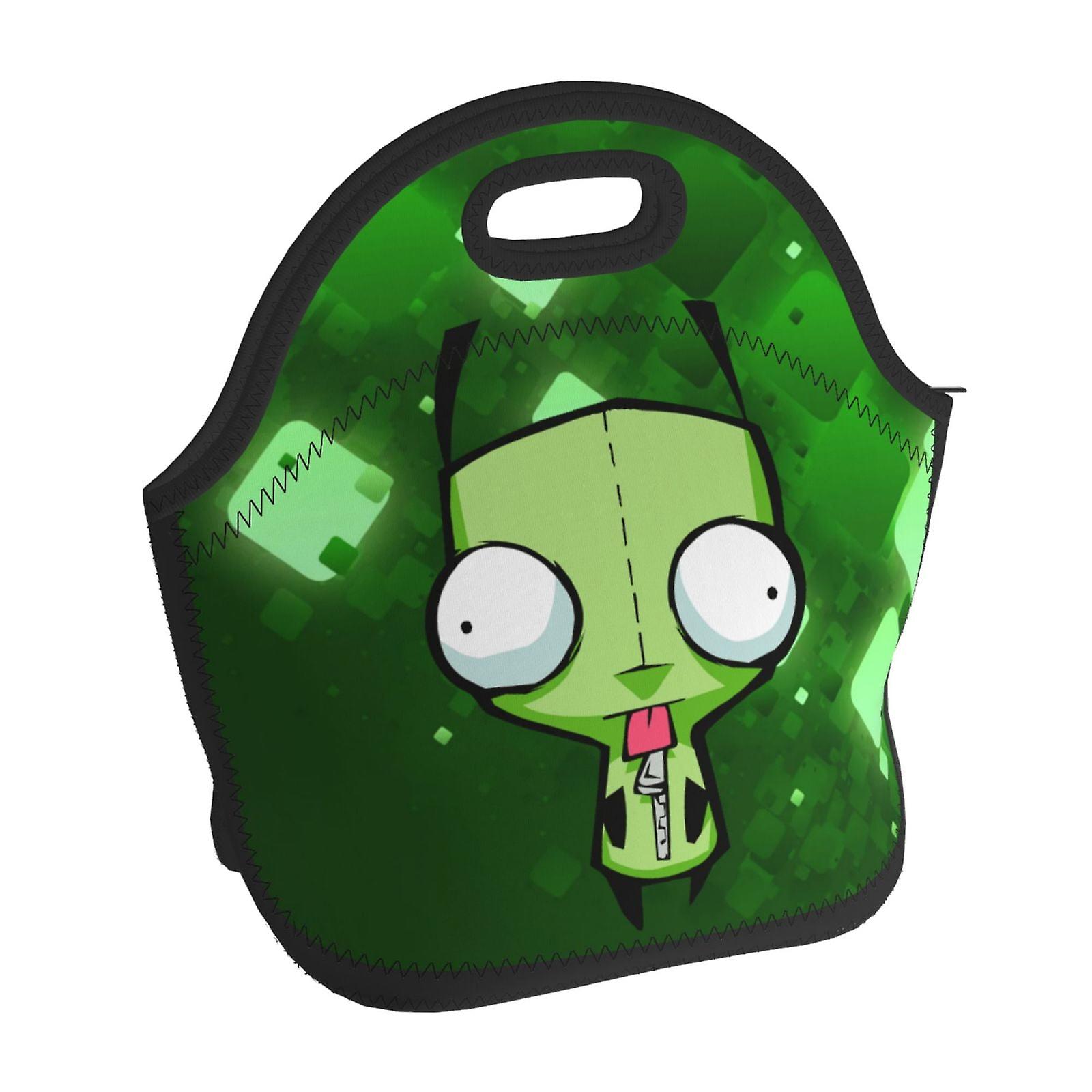 Alien Invader Zim Reusable Lunch Bag Portable Insulated Lunchbag Lunch ...