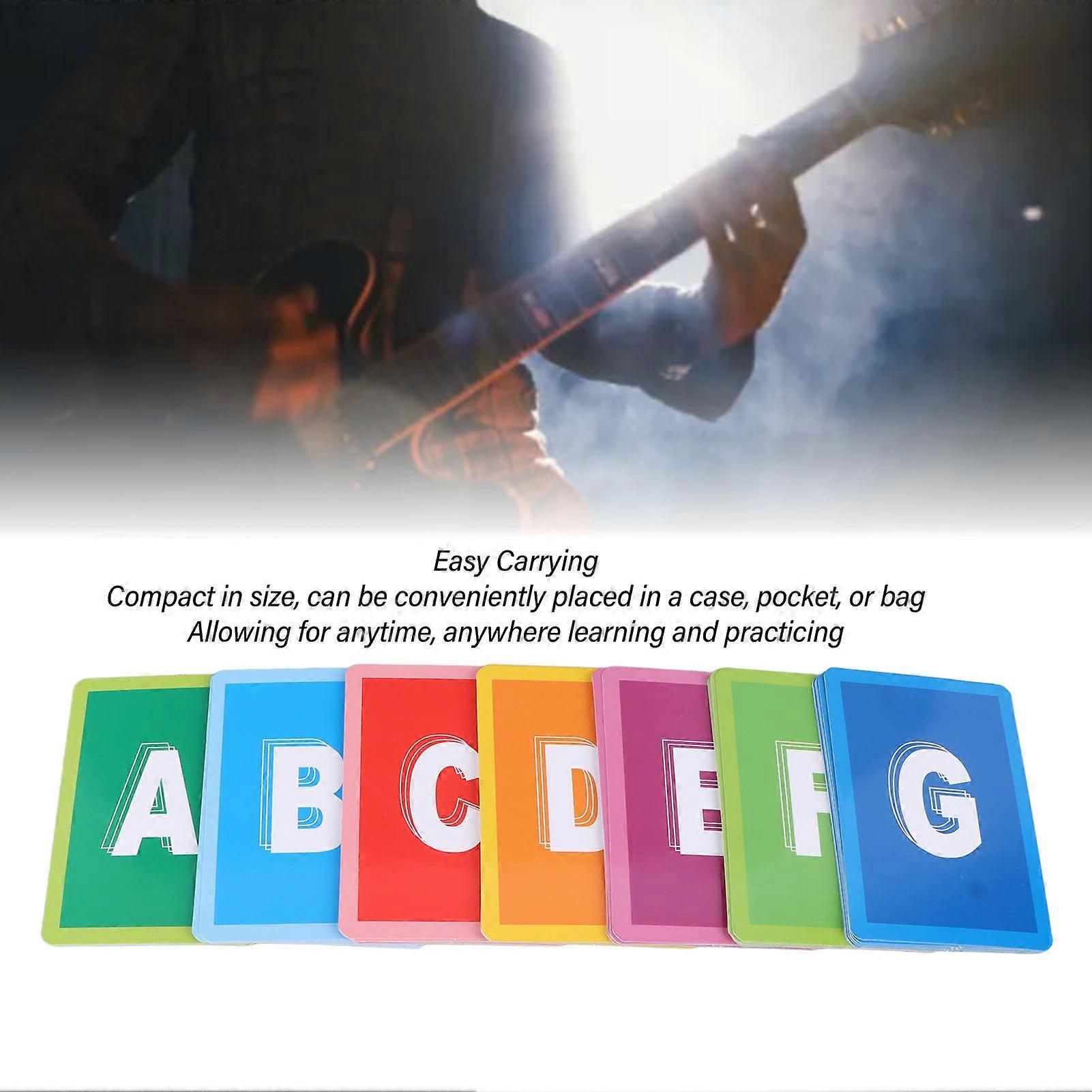 Guitar Chords Card 49 Sheets 6 String Acoustic Electric Guitar Chord ...