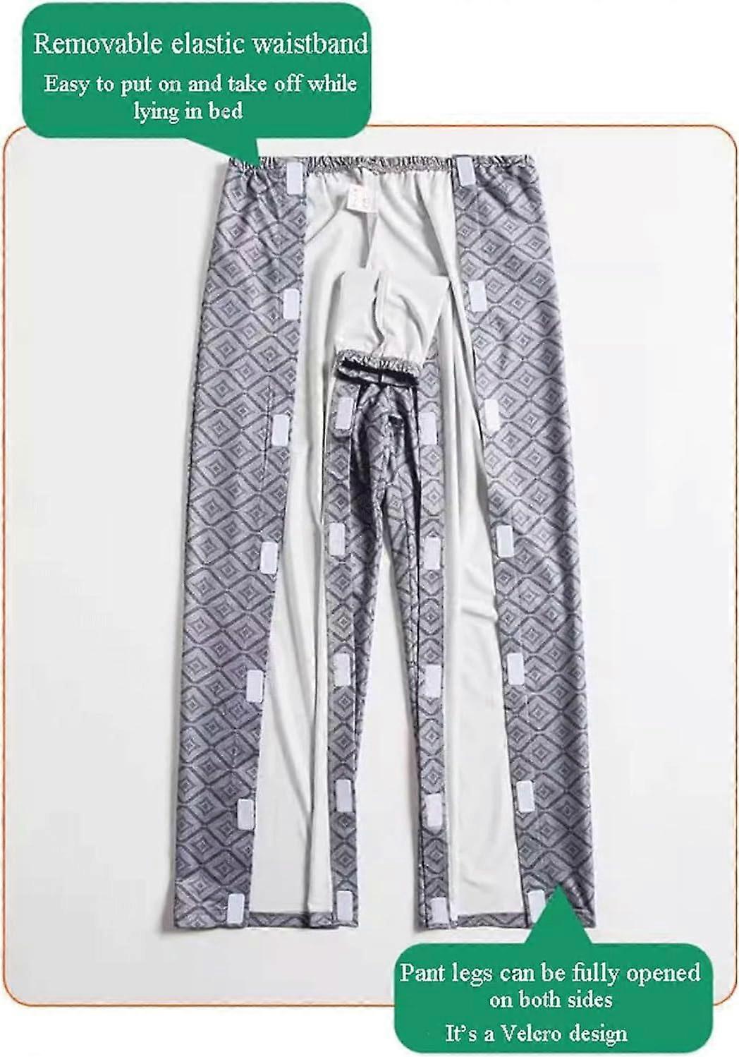 Nursing Suit Fully Open Disability Clothing Long Sleeve Bedridden ...