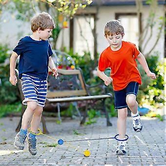 4pcs Jumping Ball Child-parent Fitness One Leg Kicking Ball Foot Jump ...