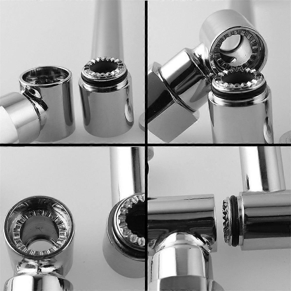 Shower Arm Extension with Lock Joints 11 Inch Adjustable Height Angle ...