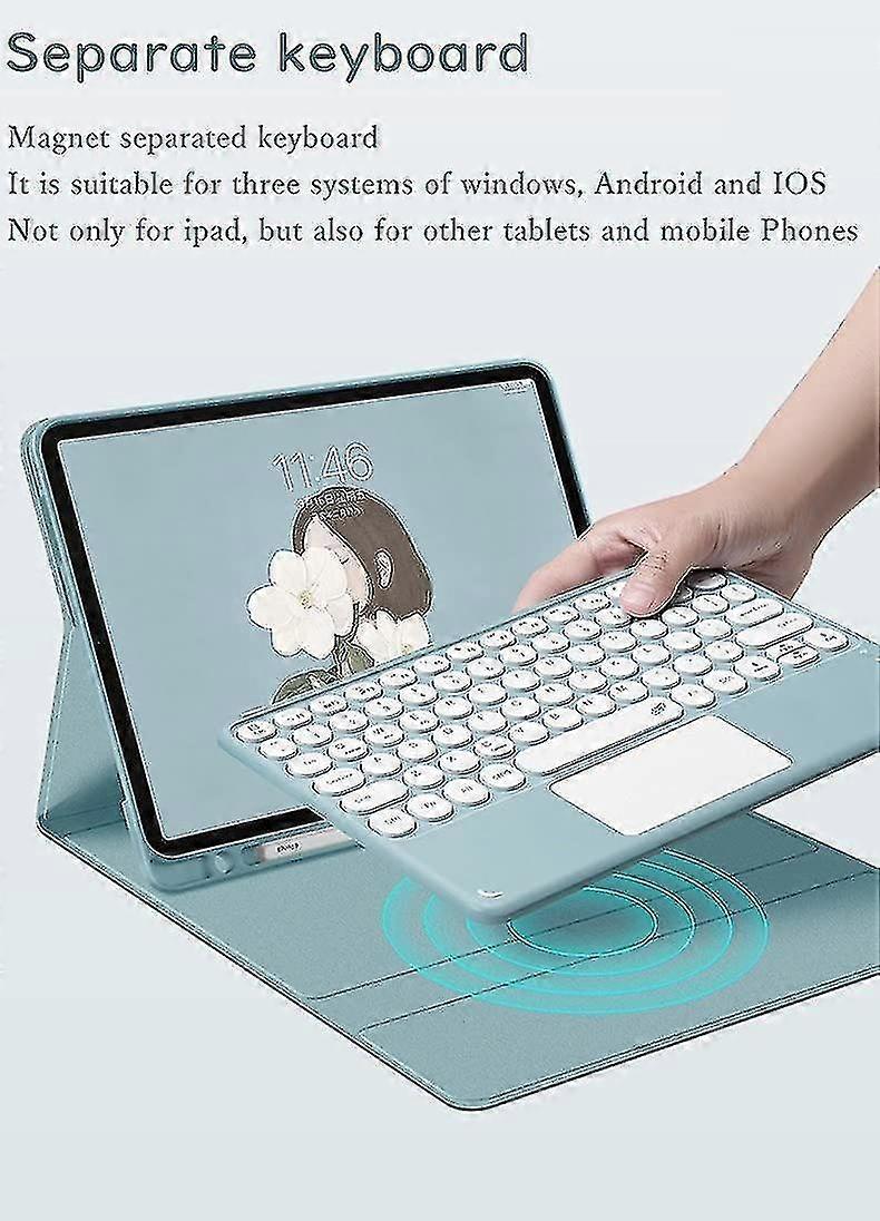 2021 Ipad Pro 12.9 5th 4th 3rd Generation Touch Keyboard Case With ...