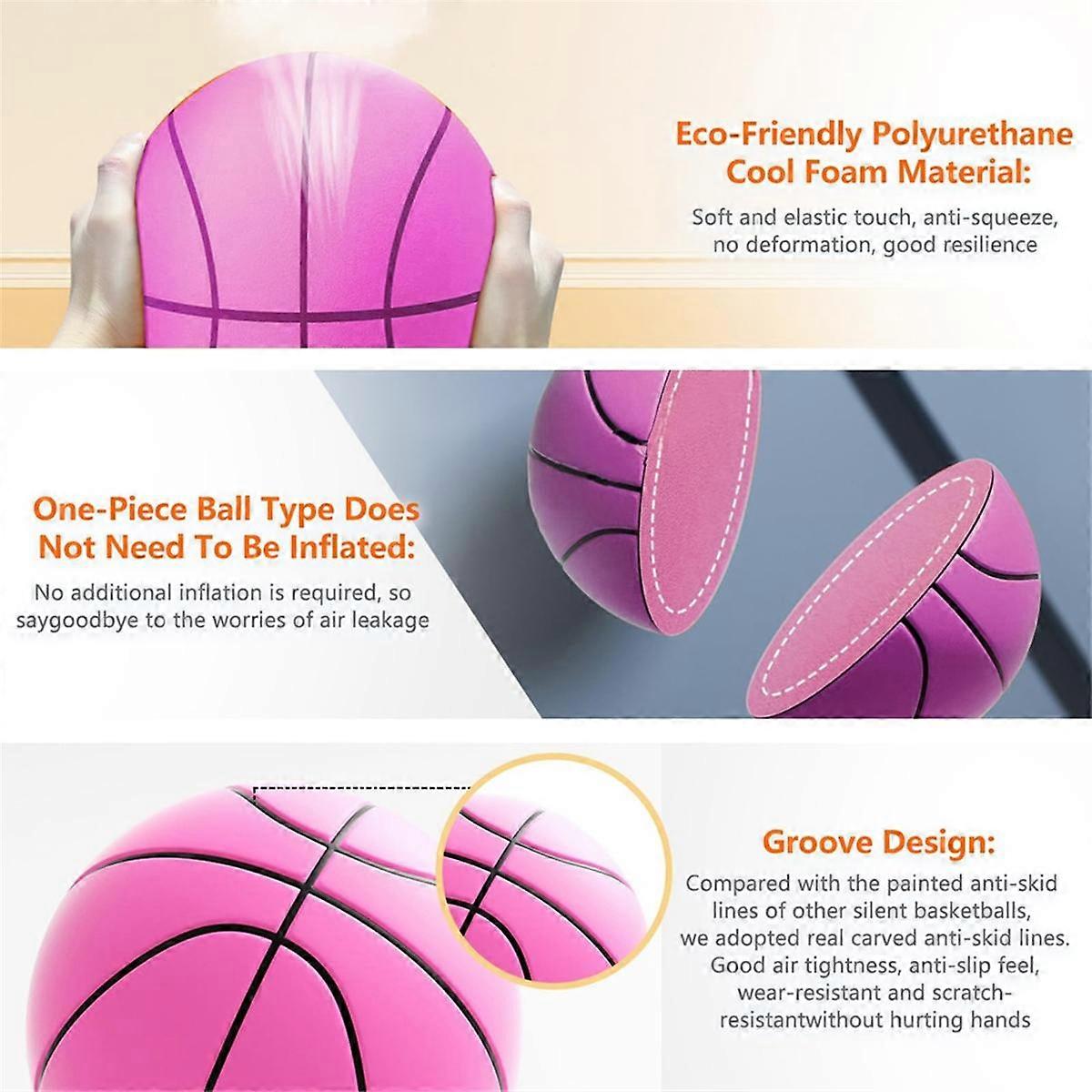 Foam Basketball, Indoor High Density Training Basketball 3D Texture ...